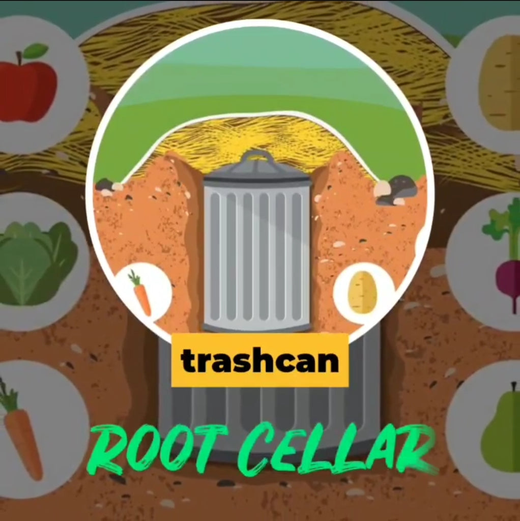 Trash Can Root Cellar - a prepping idea for self sufficiency ...