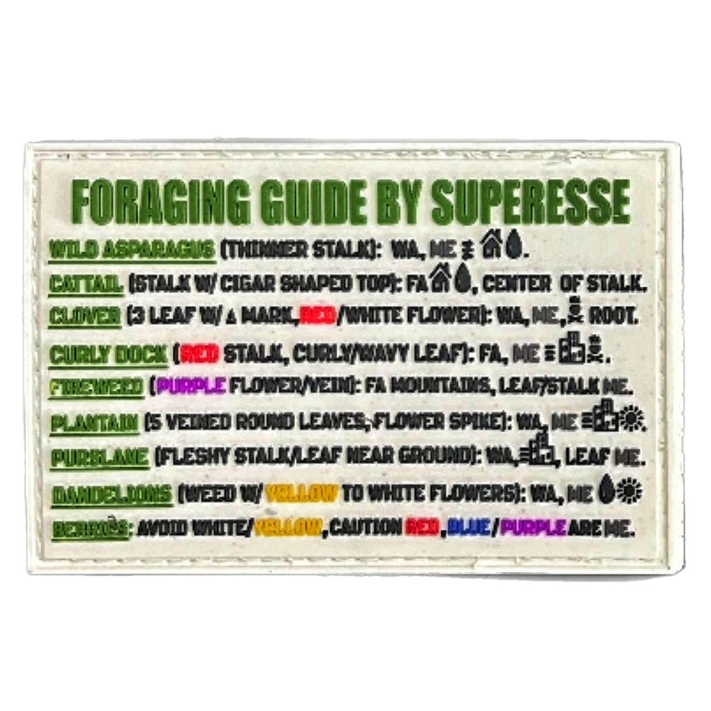 Storage Pocket Patch: "Foraging Guide", a Plants and Edibles Quick ...
