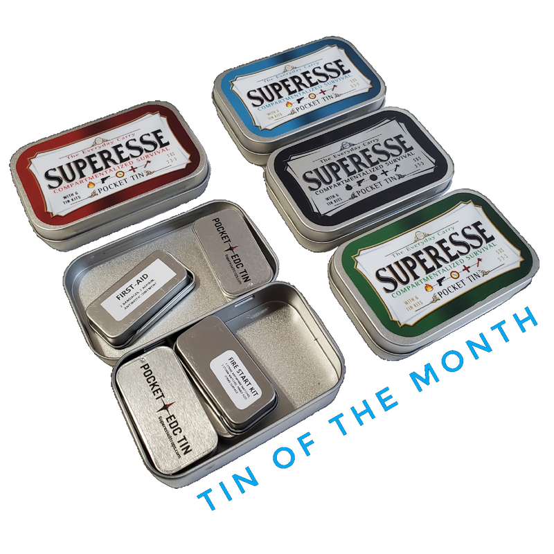 EDC Tin of the Month: Emergency Metal Can with Survival Kit Plan ...