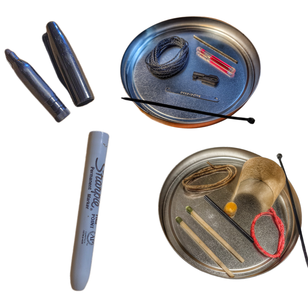 EDC Cache Markers - Hollow Sharpie with internal stash of survival ...