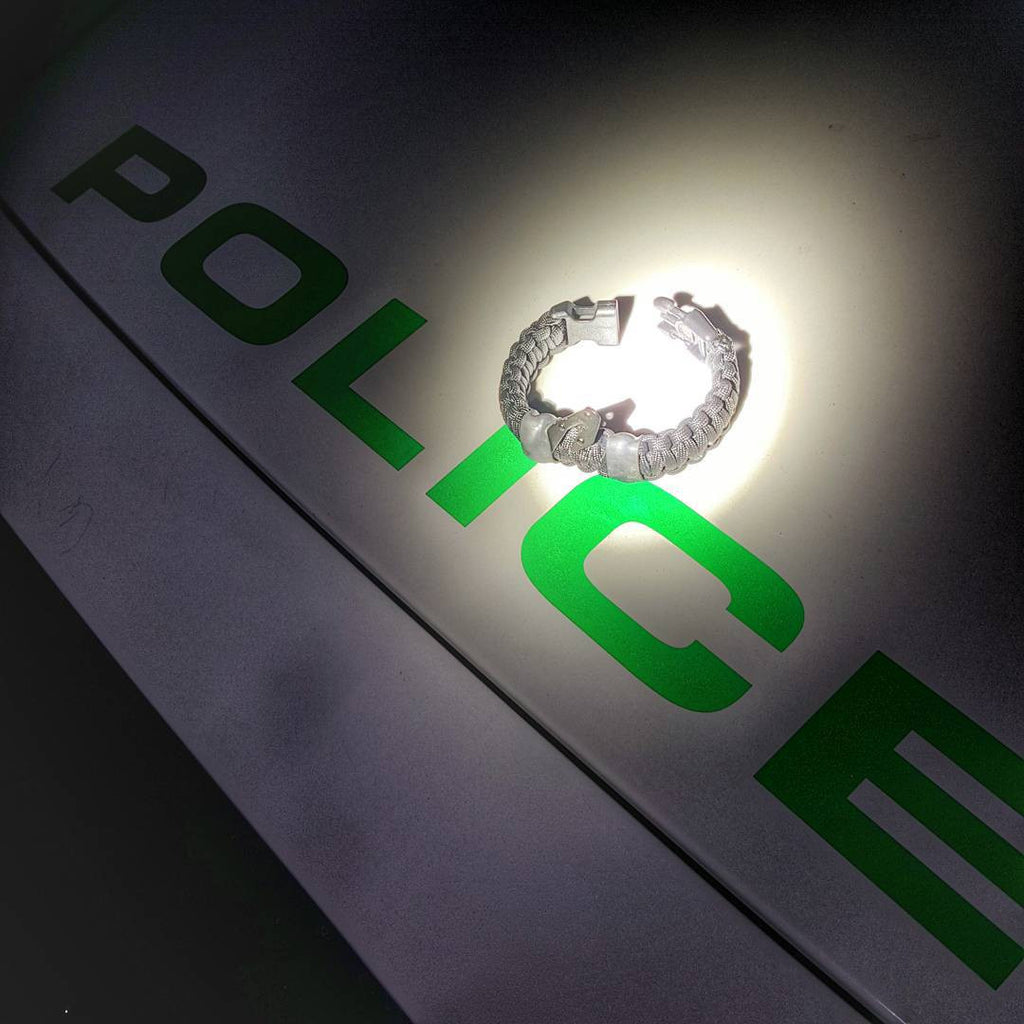 First Responder Strap - Police LEO rescue paracord bracelet ...