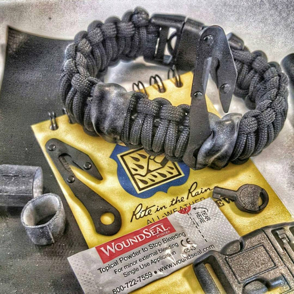 First Responder Strap - Police LEO rescue paracord bracelet ...