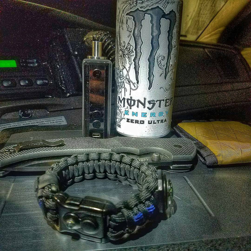 First Responder Strap - Police LEO rescue paracord bracelet ...