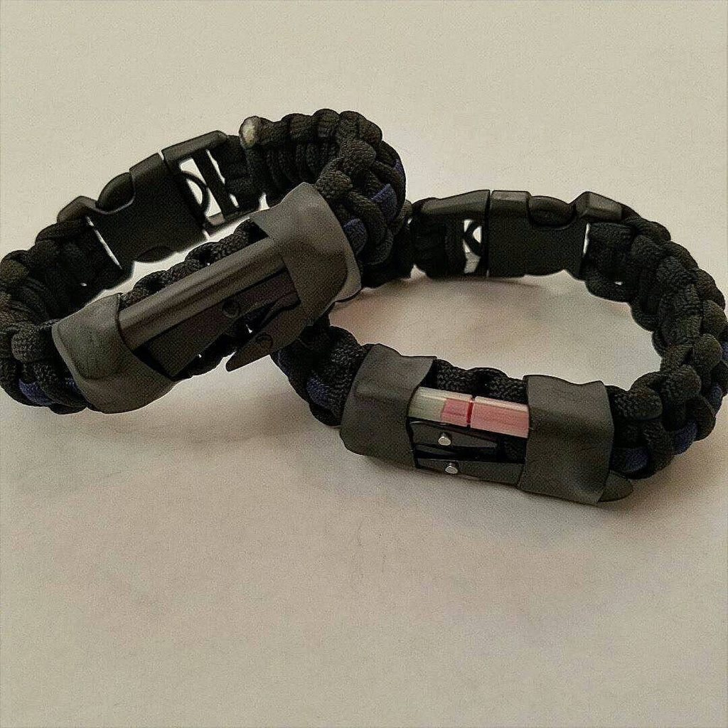 First Responder Strap - Police LEO rescue paracord bracelet ...