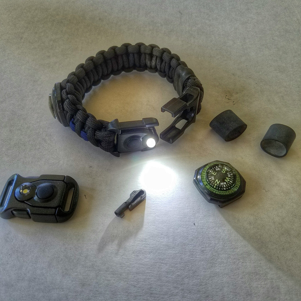 First Responder Strap - Police LEO rescue paracord bracelet ...