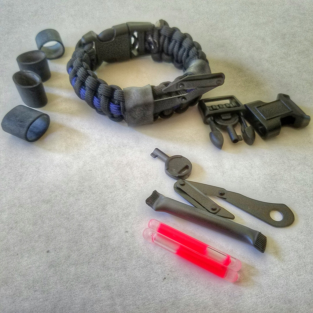 First Responder Strap - Police LEO rescue paracord bracelet ...