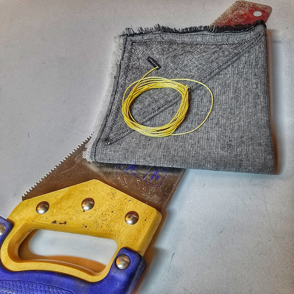 Saw Shemagh: Firestarter sewn button, built-in Kevlar Utility Saw, Fire ...