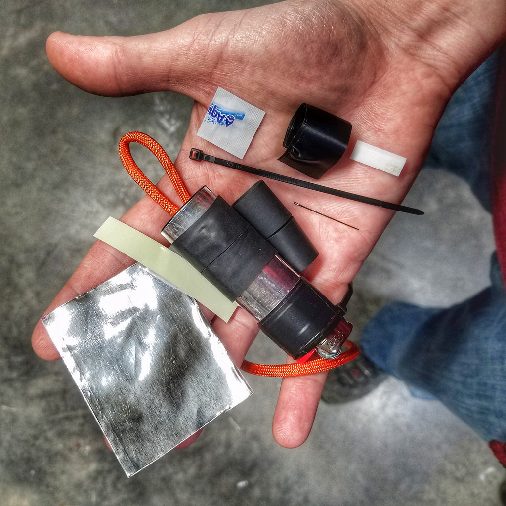 Survival Kit Lighter - Fire Starter outfitted with supplies ...