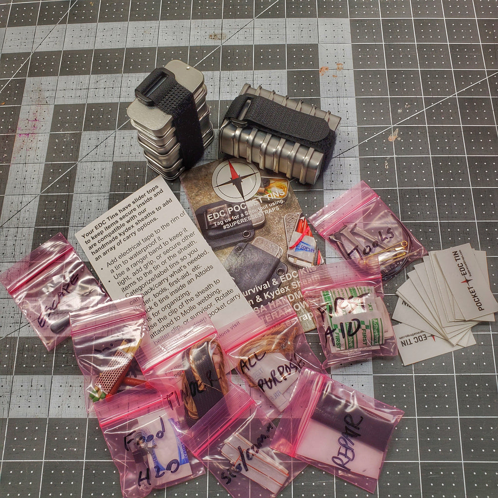 EDC Tin of the Month: Emergency Metal Can with Survival Kit Plan ...