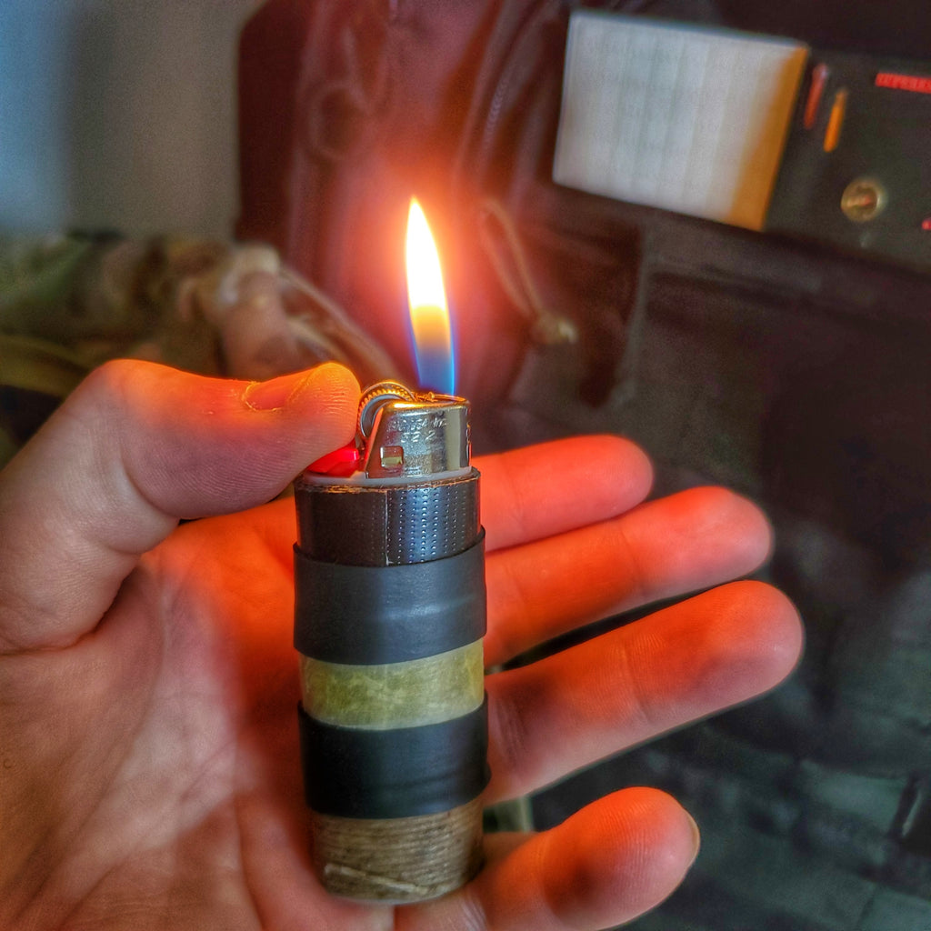 Survival Kit Lighter - Fire Starter outfitted with supplies ...