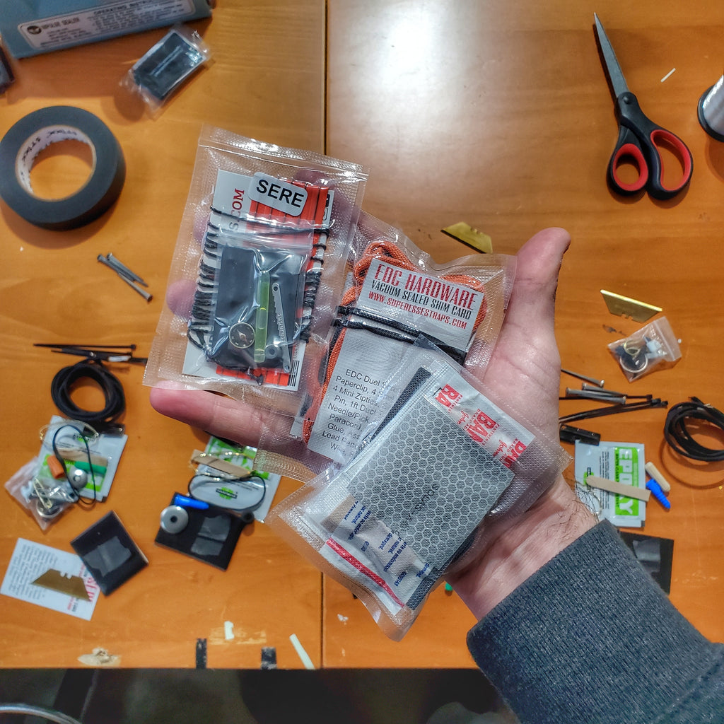 Shim Personal Survival Cards - Wallet Size Vacuum Sealed Survival ...