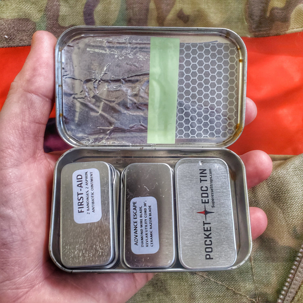 EDC Tin of the Month: Emergency Metal Can with Survival Kit Plan ...