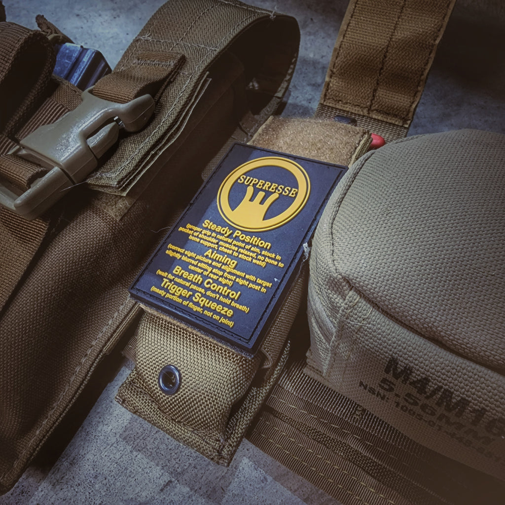 Storage Pocket Patch: Marksmanship Fundamentals – Superesse Straps LLC
