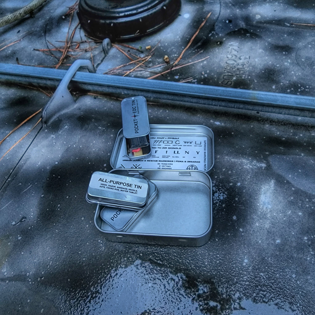 EDC Tin of the Month: Emergency Metal Can with Survival Kit Plan ...