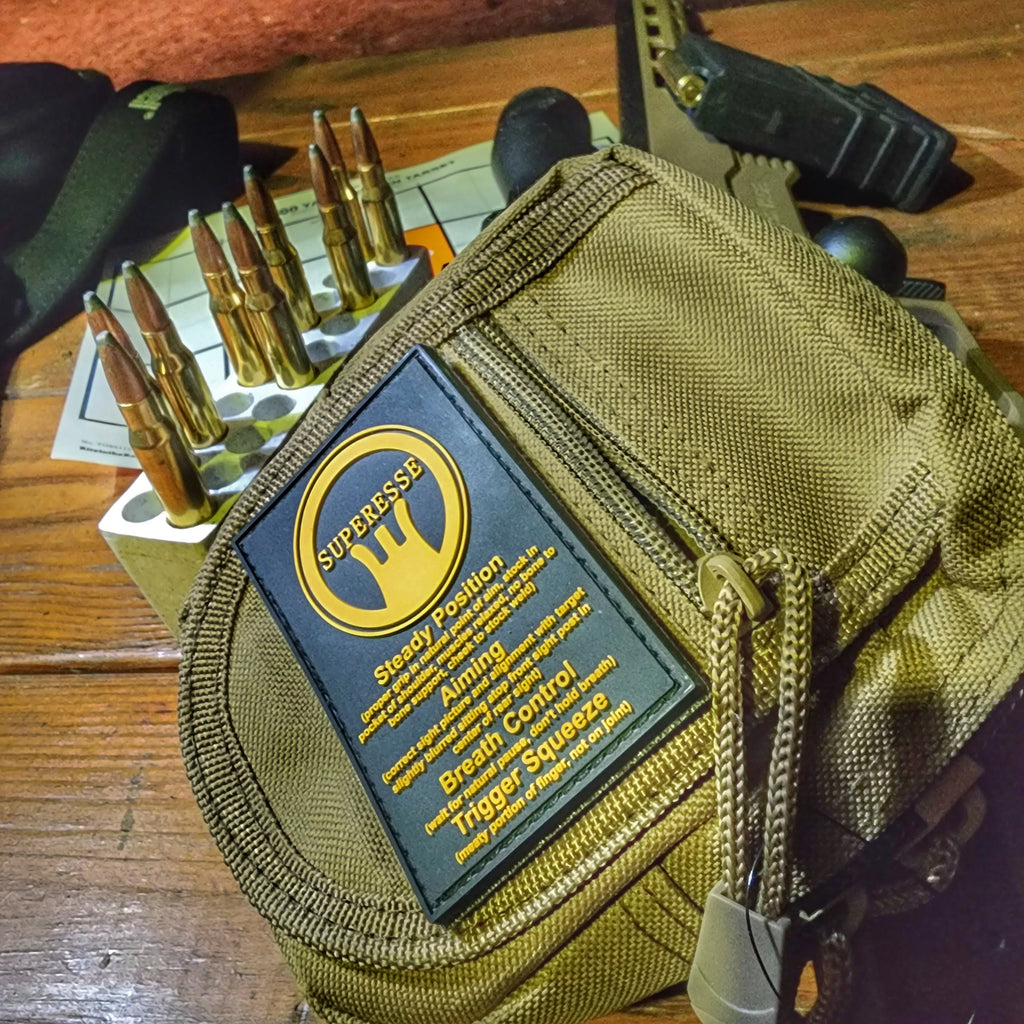 Storage Pocket Patch: Marksmanship Fundamentals – Superesse Straps LLC