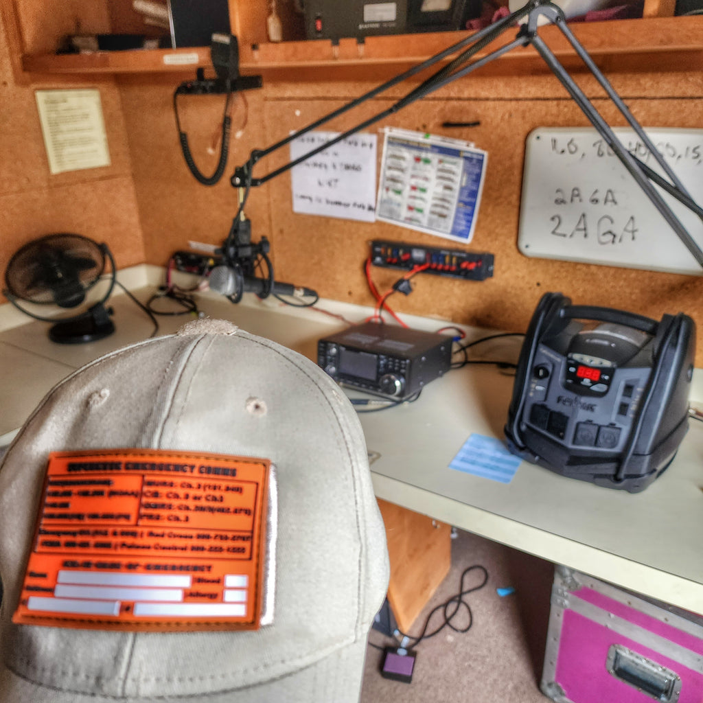 Storage Pocket Patch: Emergency Comms with Radio Frequency/Channel and ...