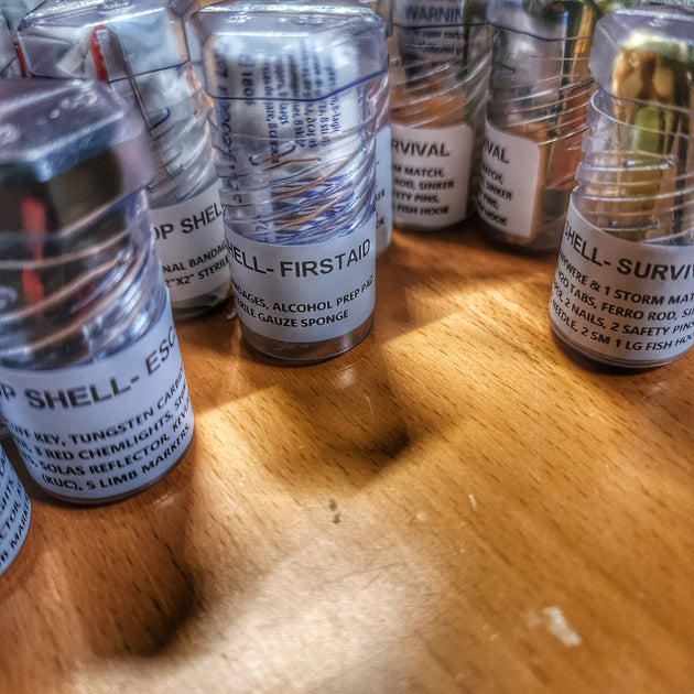 Drop Shell - Polymer Capsule filled with Survival, Escape, and First ...