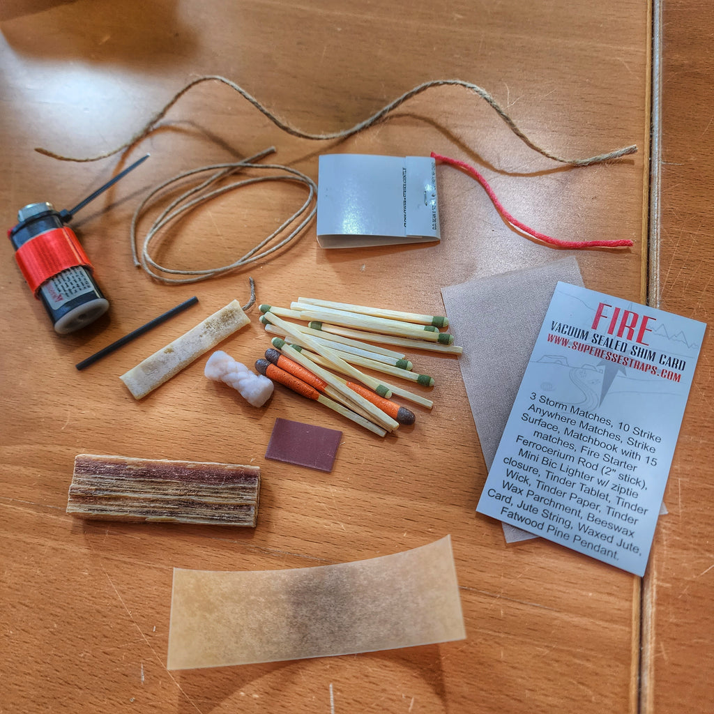 Survival Kit Lighter - Fire Starter outfitted with supplies ...