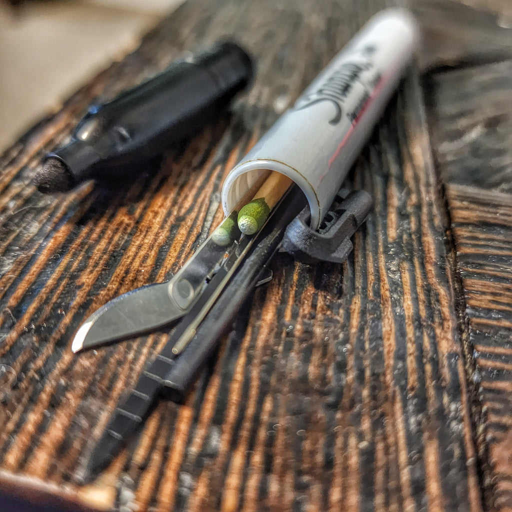 EDC Cache Markers - Hollow Sharpie with internal stash of survival ...