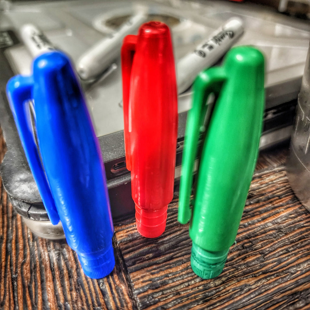 EDC Cache Markers - Hollow Sharpie with internal stash of survival ...