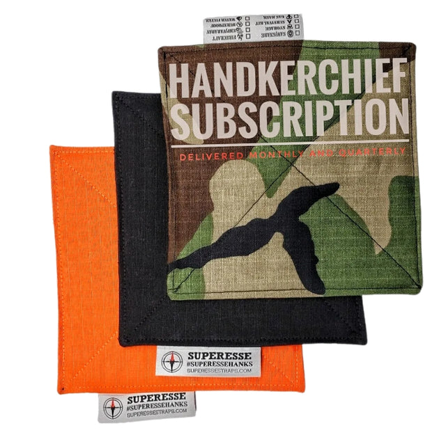 Handkerchief of the Month - Handmade multipurpose EDC hank delivered ...