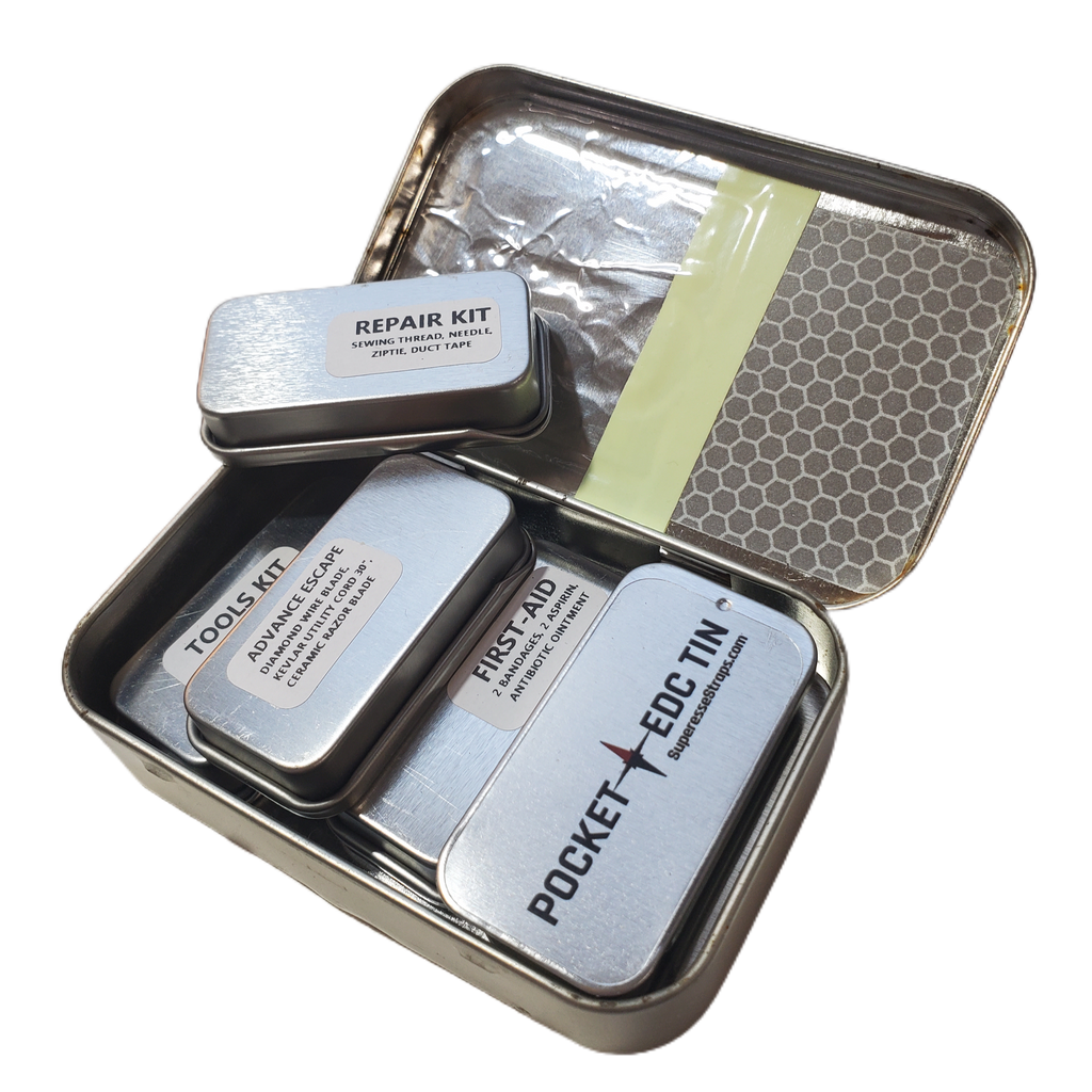 EDC Tin of the Month: Emergency Metal Can with Survival Kit Plan ...
