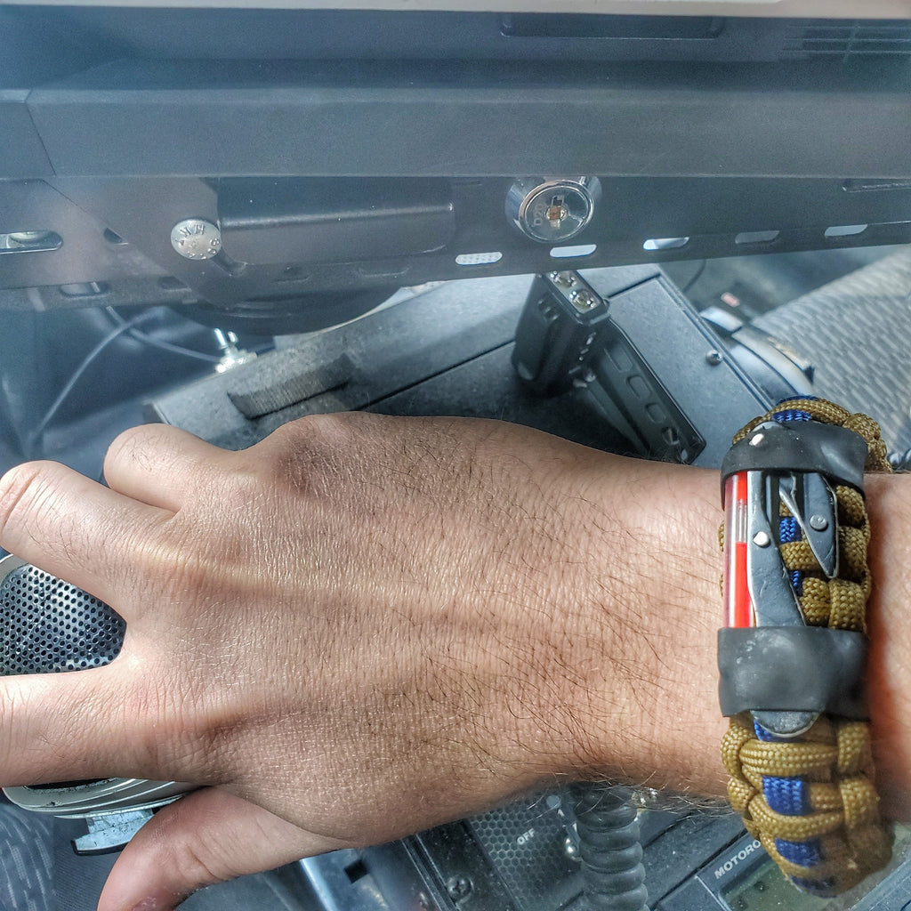 First Responder Strap - Police LEO rescue paracord bracelet ...