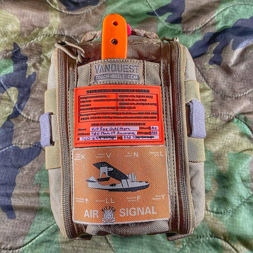 Storage Pocket Patch: Emergency Comms with Radio Frequency/Channel and ...