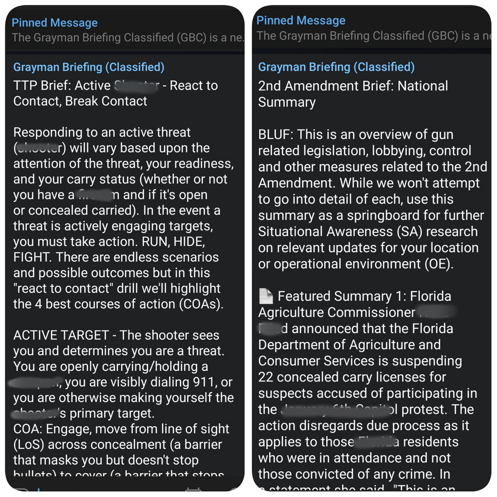 Grayman Briefing Classified Subscription - Intel and Situational ...