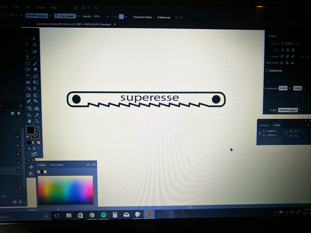 Saw Shim Tool - Custom built flexible steel escape shim with saw tooth ...